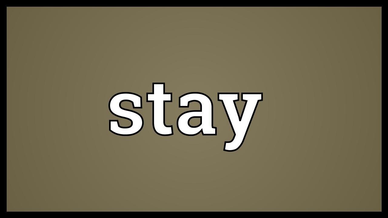 C u Tr c V C ch D ng T Stay Trong C u Ti ng Anh 2022 H Th ng Li n